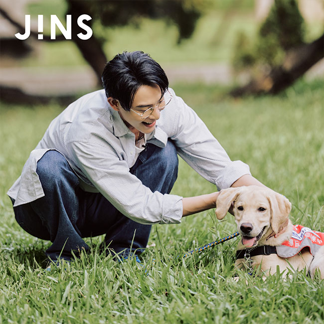 1F JINS X 台灣導盲犬協會 限量聯名針織提袋|最新活動內容|遠東Garden City|遠東SOGO百貨